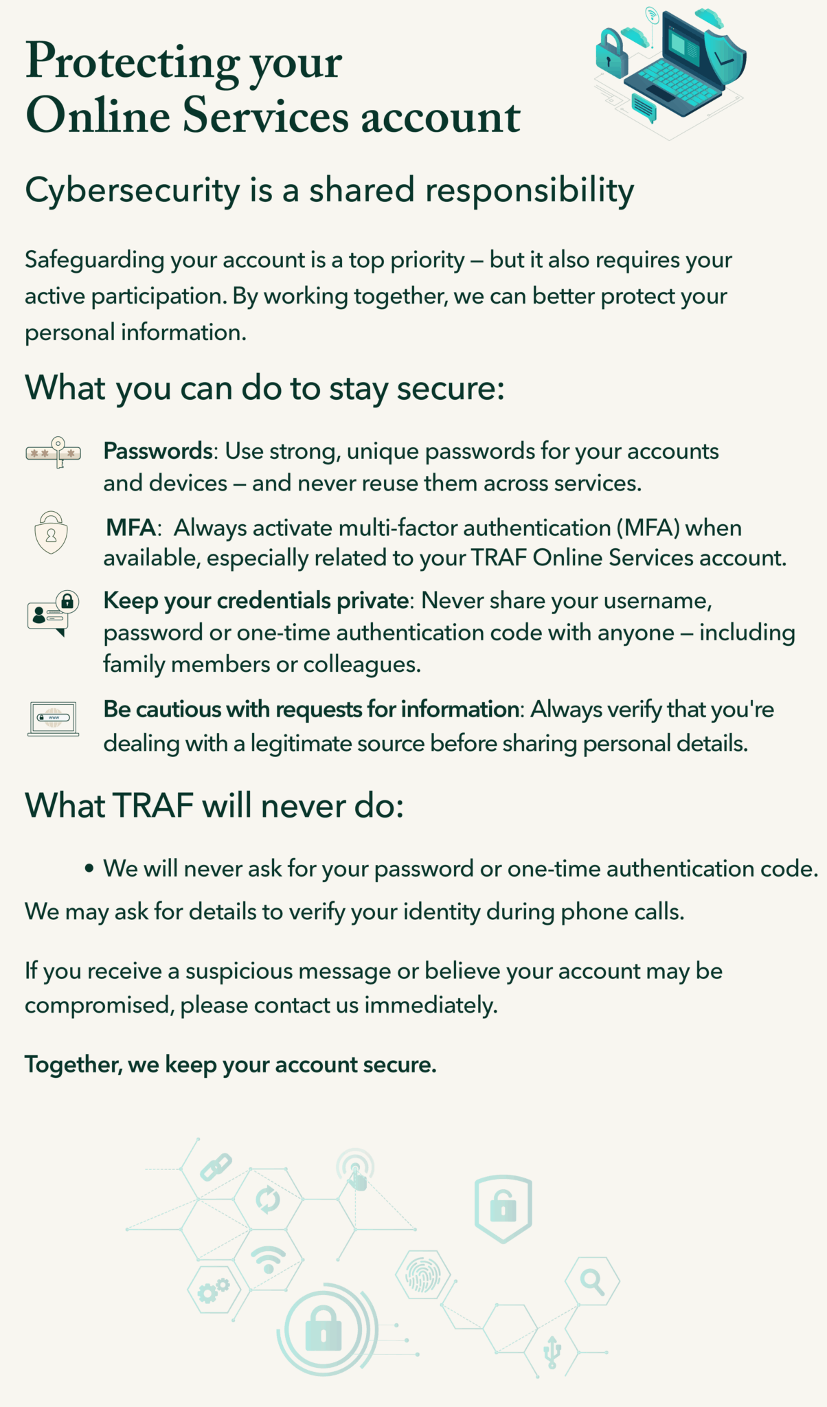 Online Services - TRAF